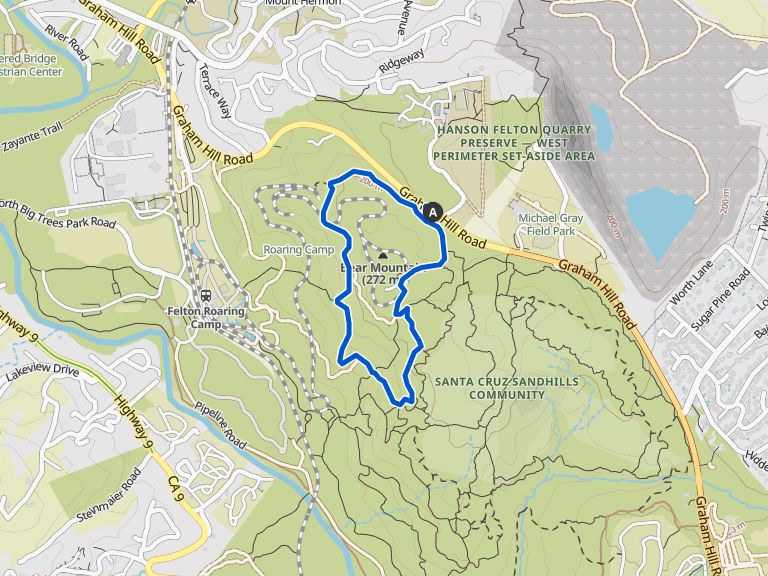 Bear Mountain loop — Henry Cowell Redwoods State Park | hike | Komoot
