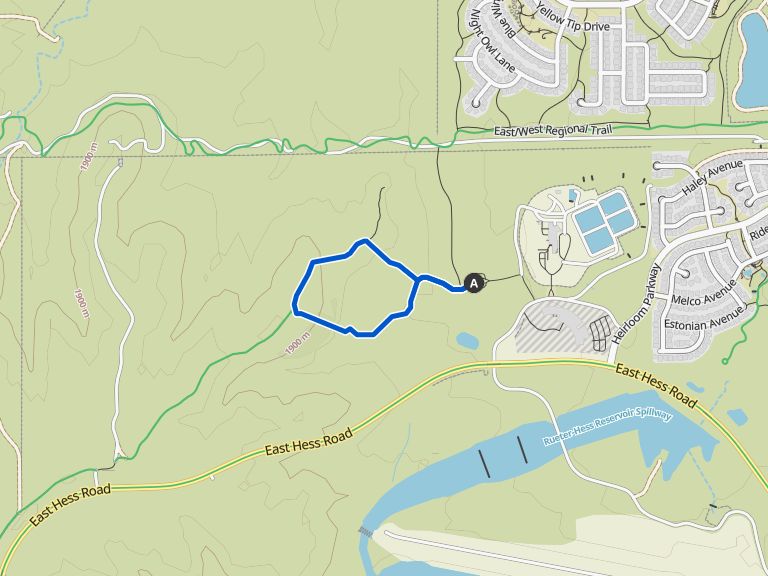 Rosie Rueter Trail loop — Rueter-Hess Incline | hike | Komoot