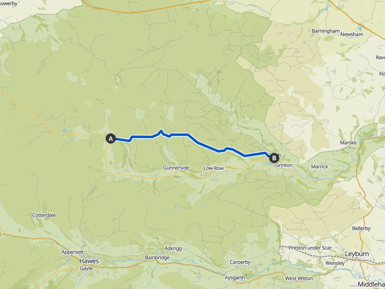 Keld to Reeth (High Route) | Wanderung | Komoot