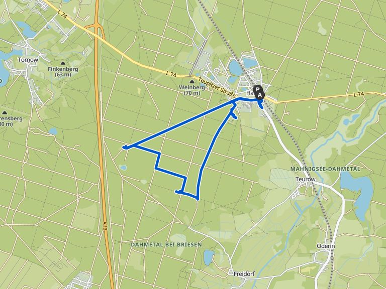 BB-Halbe: Der Kessel von Halbe 1945 -240323CC | Wanderung | Komoot