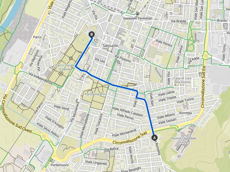 Da Rometta a Sassuolo | Wanderung | Komoot