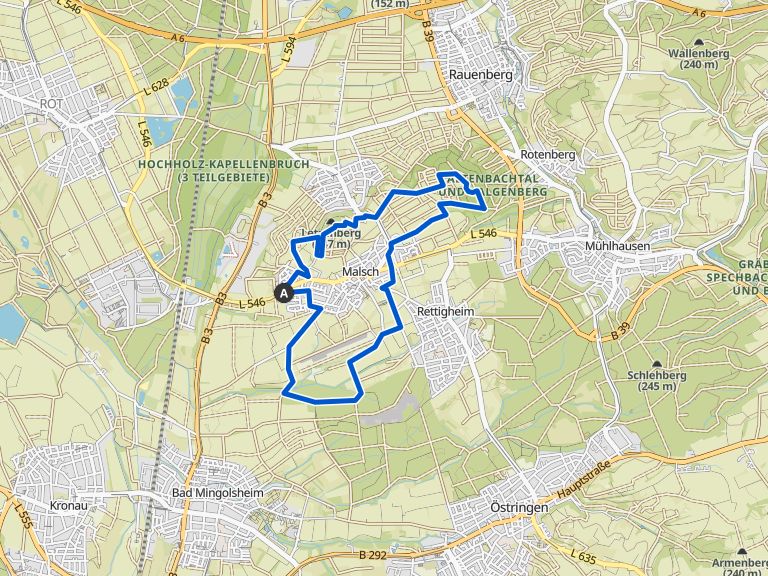 IVV-DVV 12km (Start 1) Reblandpanoramaweg Malsch PW 143 | Wanderung ...