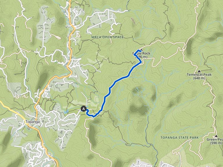 Eagle Rock via East Topanga Fire Road — Santa Monica Mountains National ...