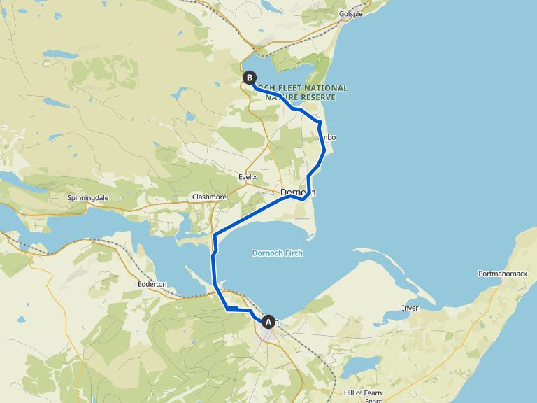 Northern Pilgrims Way - Braid 3 - Tain to Gills Bay - Day 1 - from Tain ...
