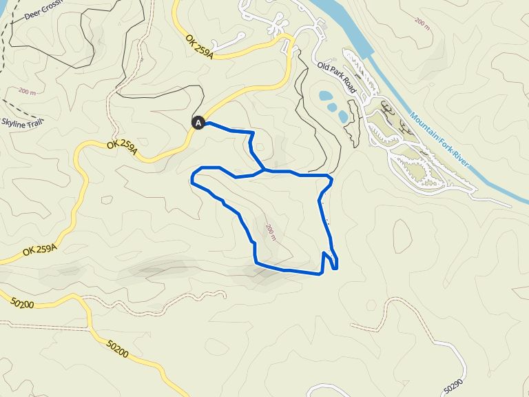 Lookout Mountain Trail loop — Beavers Bend State Park | hike | Komoot
