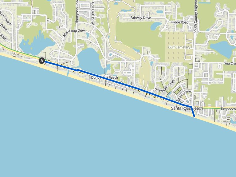 Ed Walline Public Beach Access via Timpoochee Trail — Santa Rosa Beach ...