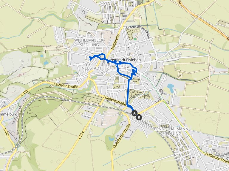 9€T: Hin-, Rück- und Rund"wanderung" durch Lutherstadt Eisleben vom ...