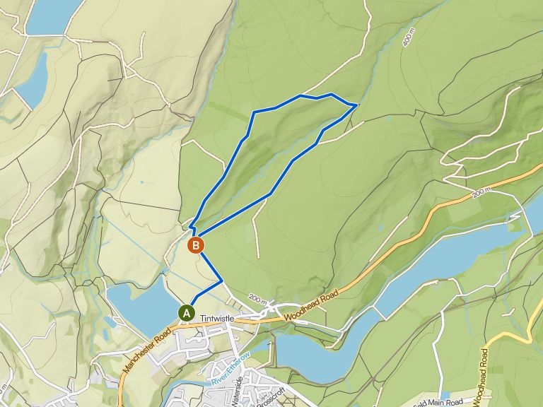 Tintwistle 7 Falls Shorter Walk | hike | Komoot