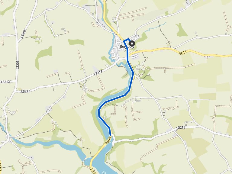 River Stick ida y vuelta desde Belgooly | Caminata | Komoot