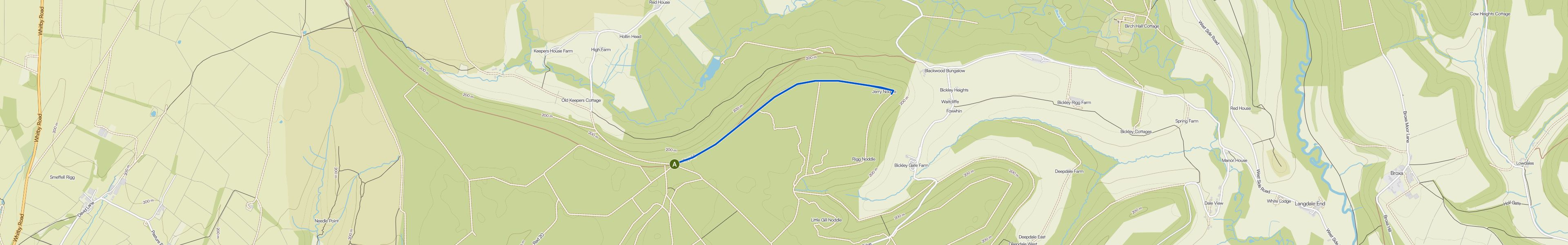Walking and running trails at Dalby Forest | Hiking Collection by komoot