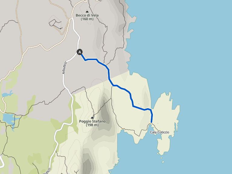 Caprera: Cala Thaiti & Cala Coticcio | Wanderung | Komoot