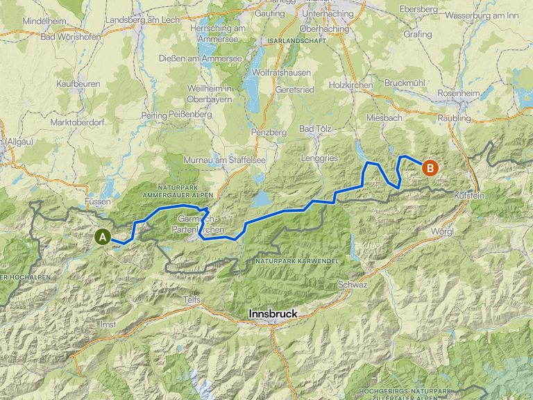 Deutsche Alpenstraße in 3 Etappen - Tag 2 - Von Reutte nach ...