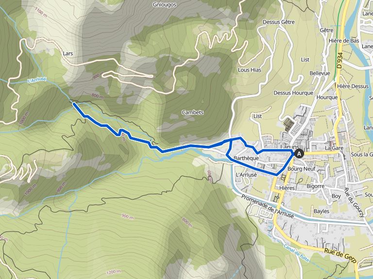 La cascade de Seris Circuit à partir de Laruns | randonnée pédestre ...