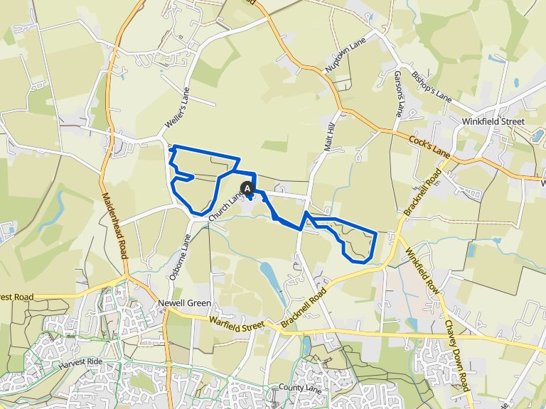 Warfield nature reserves | hike | Komoot