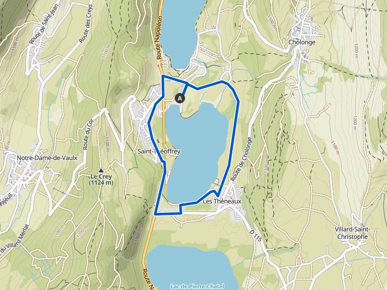 Around Lac de Petichet – Olivier Messiaen-Panorama Runde von Saint ...