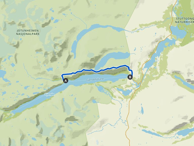 Crête de Besseggen - Parc national de Jotunheimen | course | Komoot