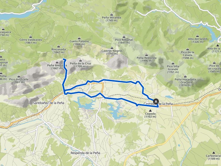 Santuario de Nuestra Señora del Brezo - circuit depuis Castrejón de la ...