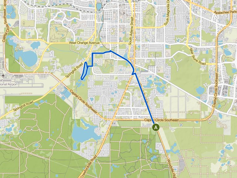 Lake Henrietta via Tallahassee-Saint Marks Historic Railroad State ...