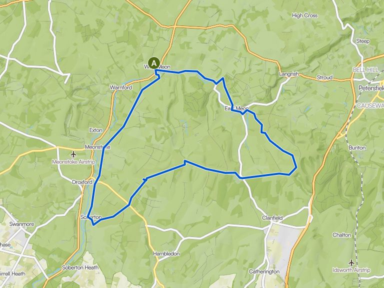 West Meon Harvesting Butser Soberton gravel 20 miles | gravel ride | Komoot