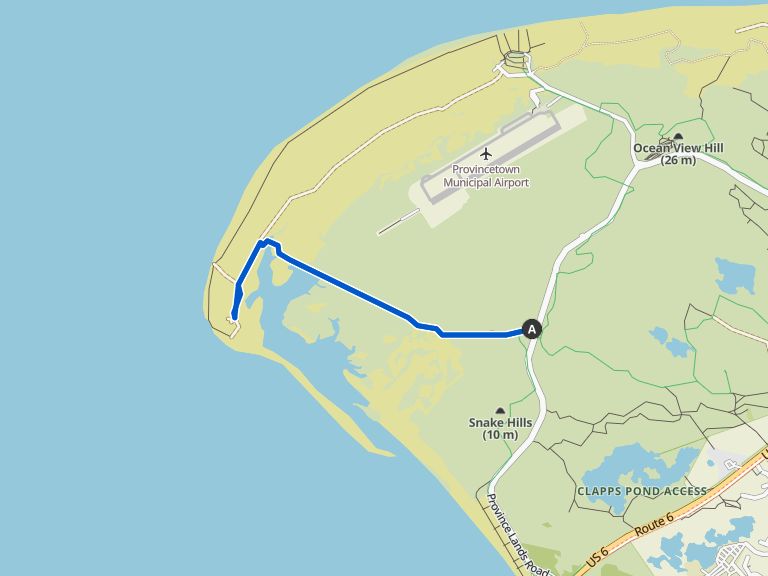 Latarnia Morska Race Point przez Hatches Harbor Trail — Cape Cod ...
