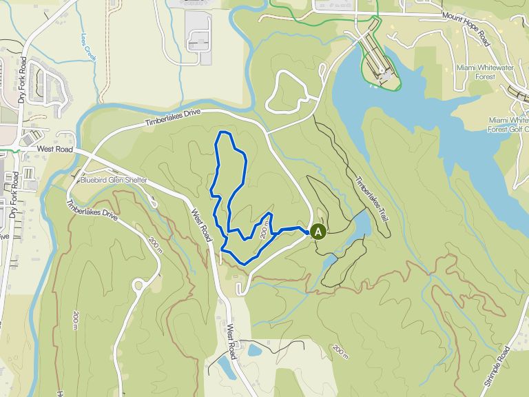 Badlands Trail — Miami Whitewater Forest | escursione | komoot