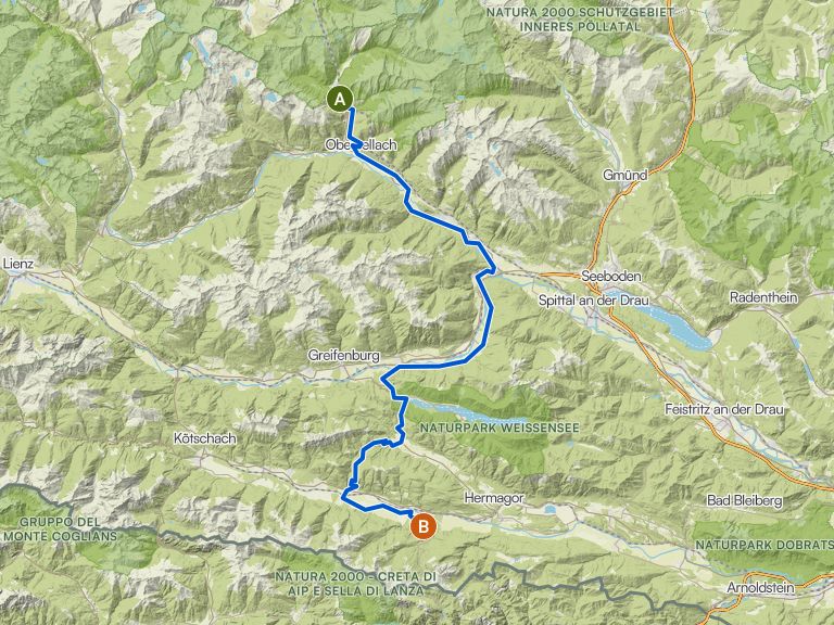 Etappe 3b: Von Mallnitz nach Tröpolach – Alpe Adria Light ...