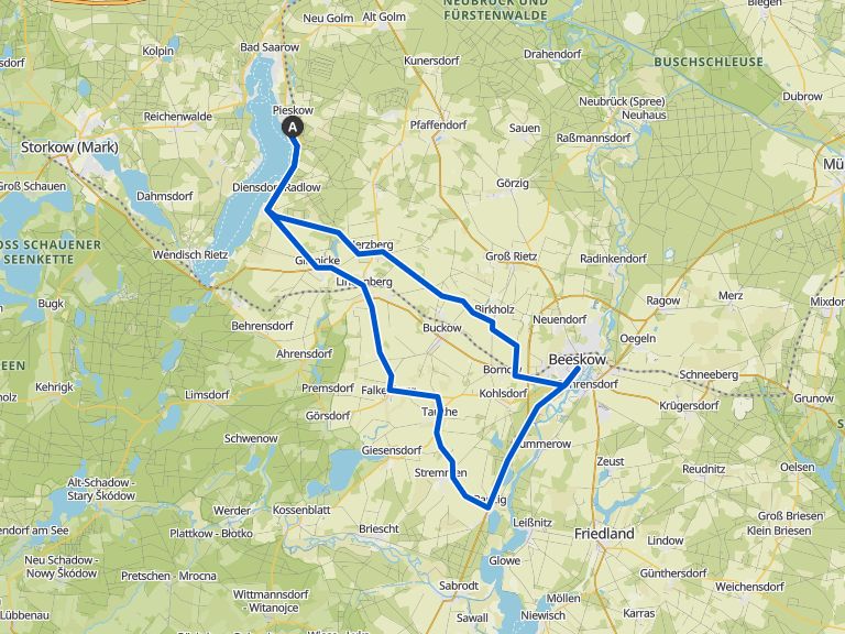 Bad Saarow - Ranzig | Fahrradtour | Komoot