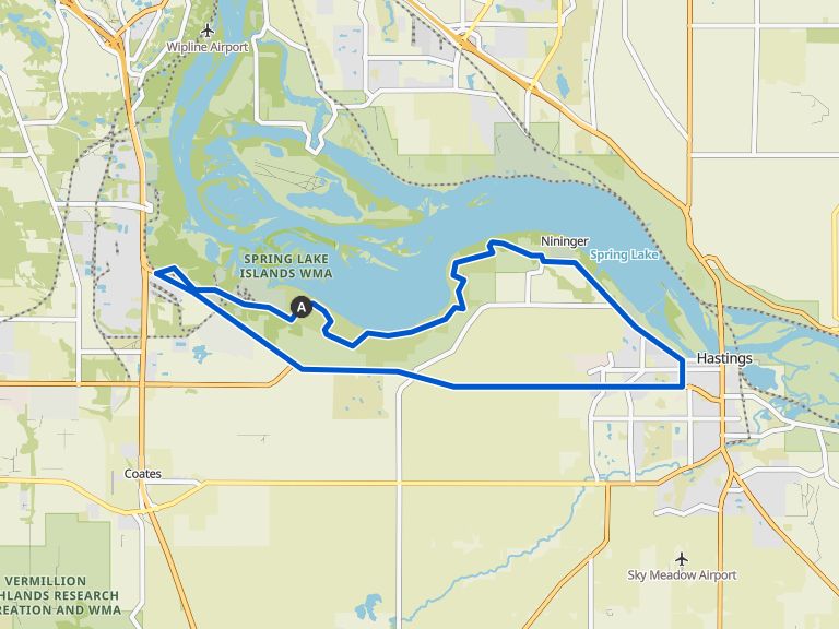 Spring Lake Park Reserve loop — Hastings Je begint deze Tour bij het ...