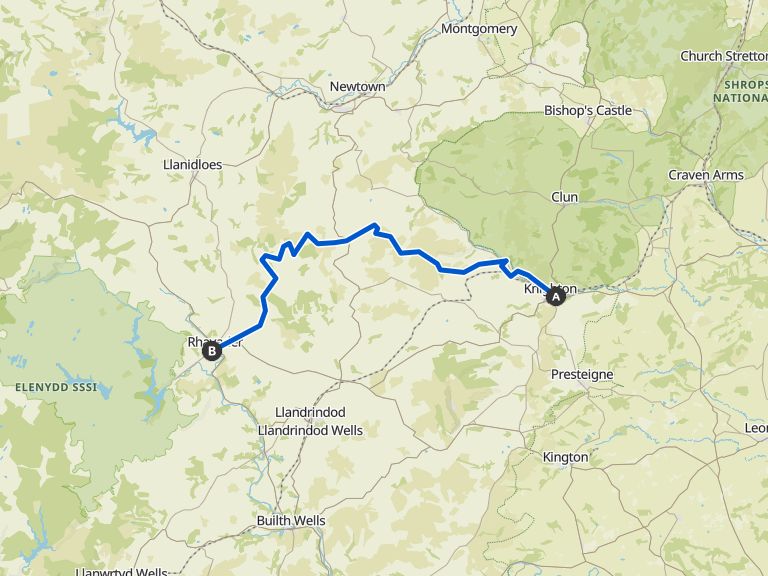 IMBA Trans-Cambrian Way Section 1 | mountain bike ride | Komoot