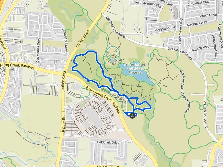 Rowlett Creek Trail loop — Oak Point Park e Nature Preserve | caminhada ...