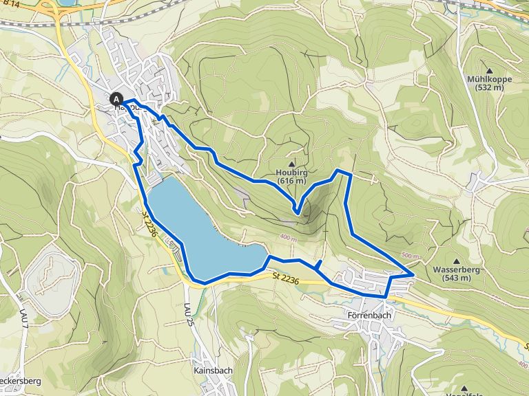 Happurg 》 81./2024 🌳🪨🏞🌻 Hohler Fels&Stausee | Wanderung | Komoot