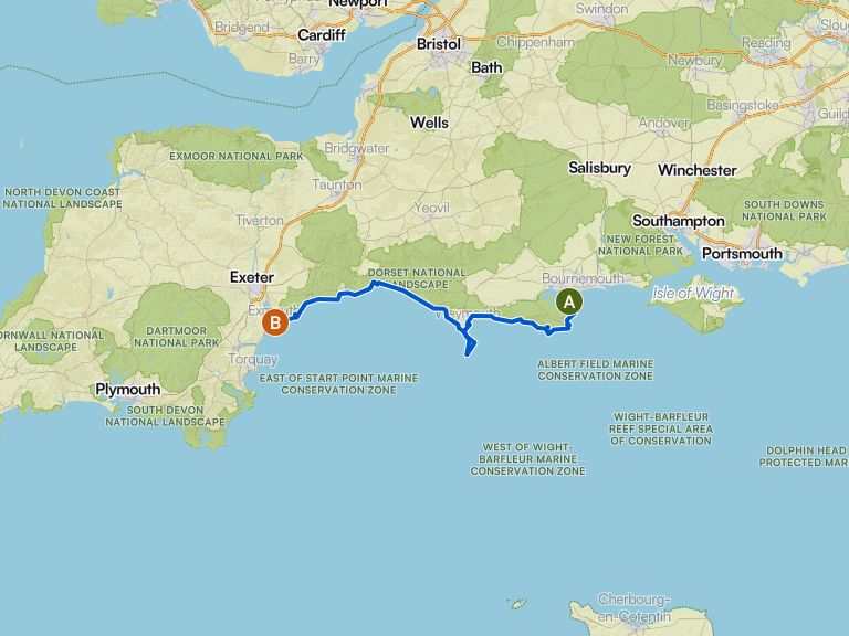 Wanderung Großbritannien 15: Jurassic Coast Path (Jurassic Coast ...