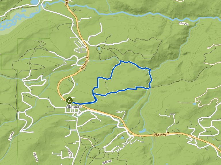 Fox Creek and Rock Creek loop — Allenspark — Roosevelt National Forest ...