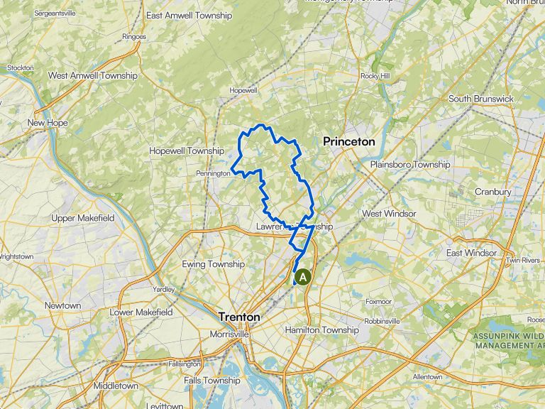 Lawrence Hopewell Trail loop — Lawrence Township | Percurso de ...