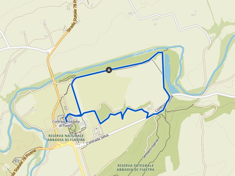 Punto del Viale del Canneto Itinerario ad anello da Contrada Abbadia di ...