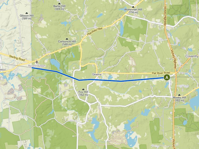 Trestle Trail — Greene, Rhode Island | マウンテンバイクライド | komoot