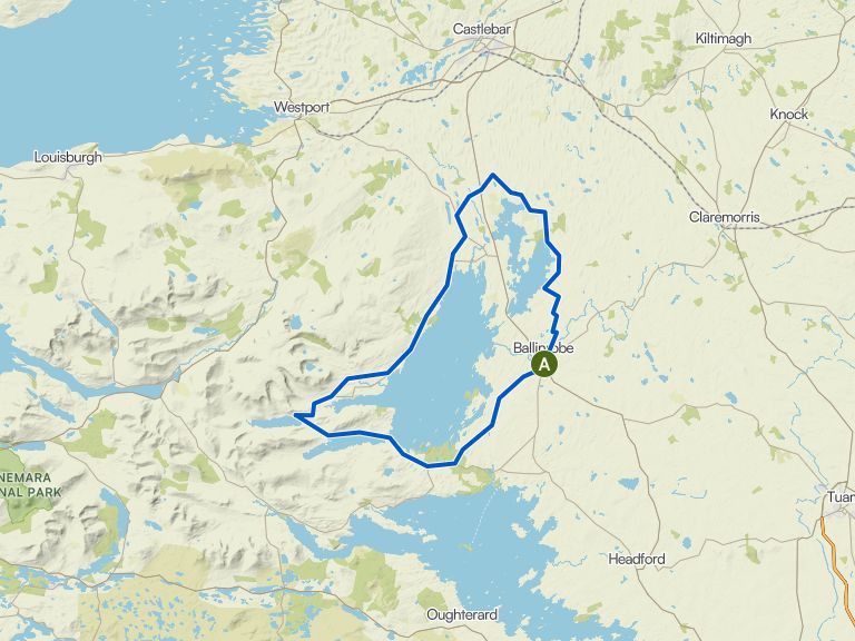 Bucle de Lough Mask desde Ballinrobe | Paseo en bici | Komoot