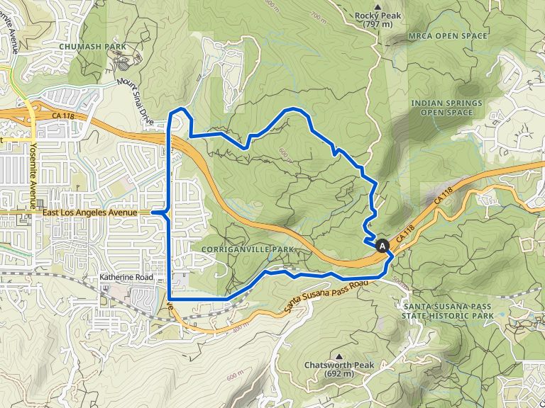 The Grudge trail loop — Simi Valley | mountain bike ride | Komoot
