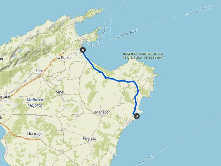 s'Illot, Manacor | Rennrad-Tour | Komoot