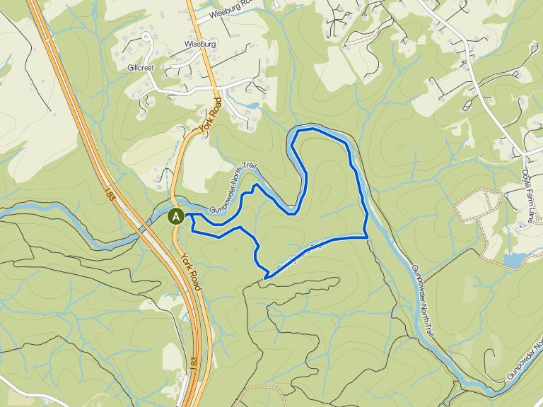Panther, Sandy, and Gunpowder North Trail Loop | hike | Komoot