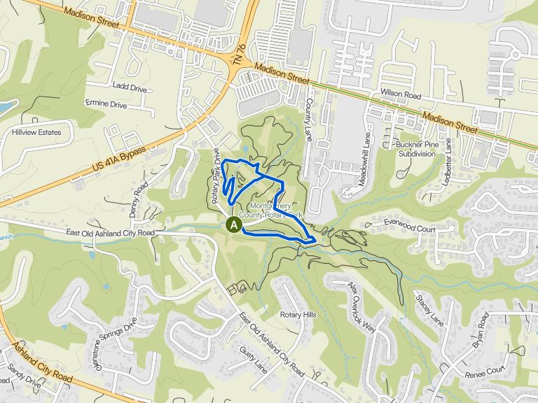 Rotary Park loop — Clarksville | Wanderung | Komoot