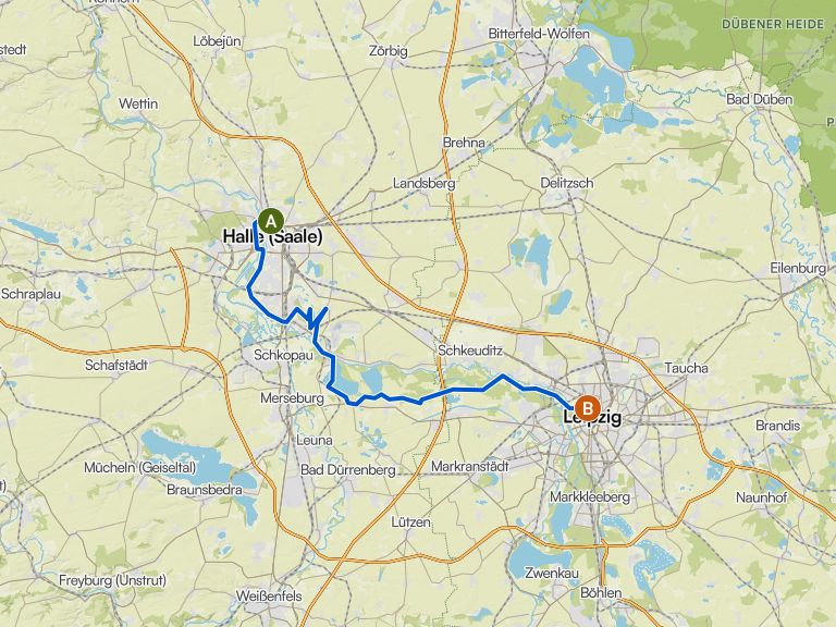 Der Gose-Wanderweg von Halle nach Leipzig 🍺 | Wanderung | Komoot