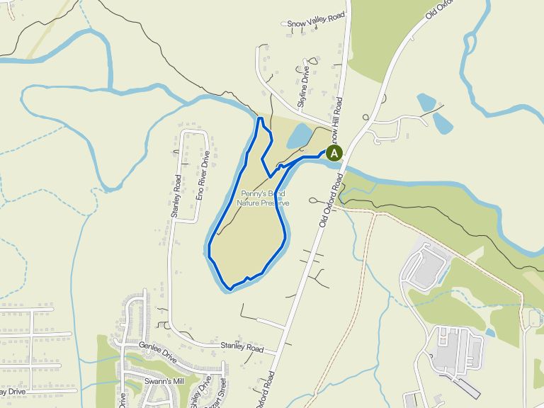 Penny's Bend Nature Preserve loop — Durham | hike | Komoot