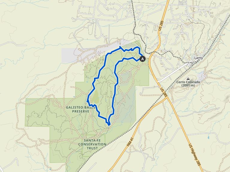 Gretl's Way, South Wagon, Nathan's Trace, and Eliza's Ridge loop ...